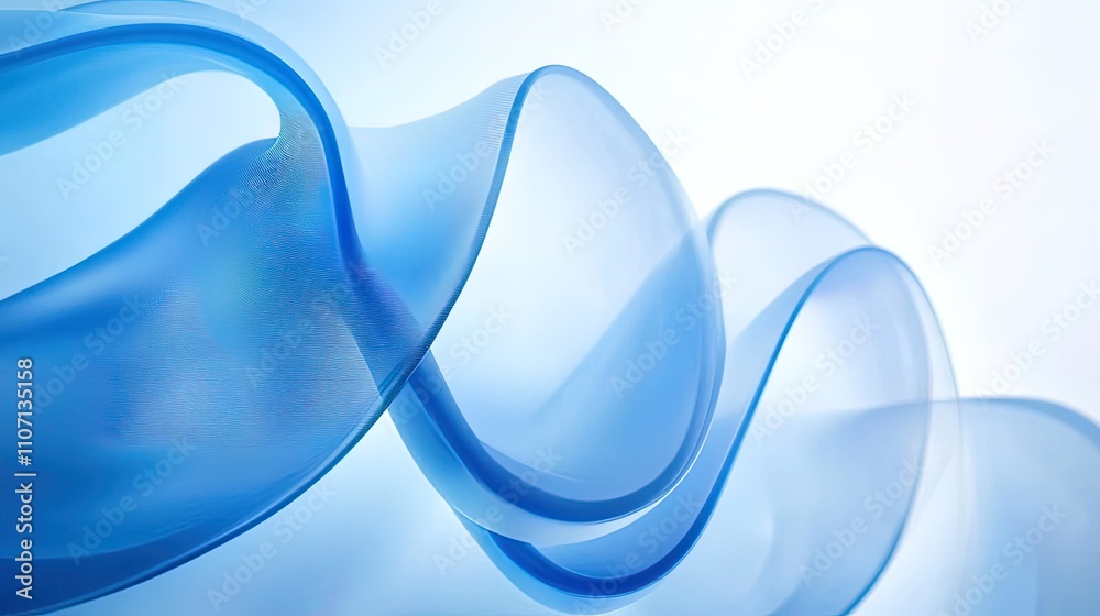 Blue abstract line art creative background material, commercial ...