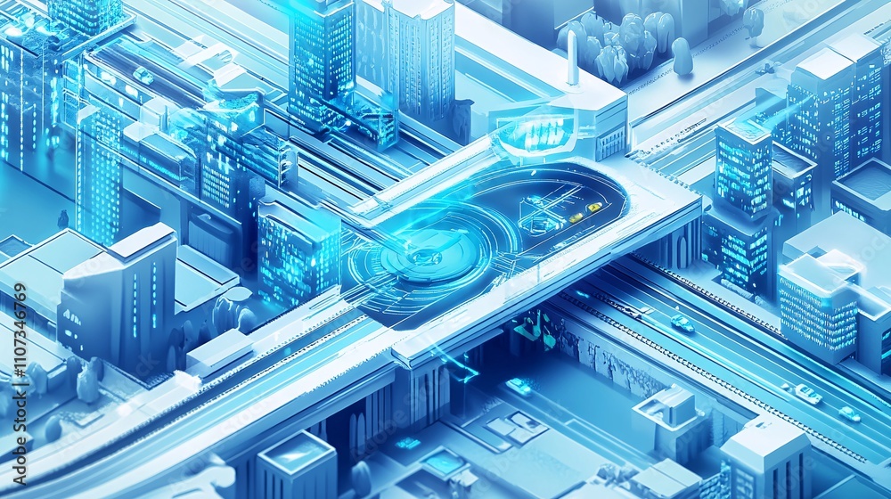 modern mobility concept art, precision isometric angles, electric ...