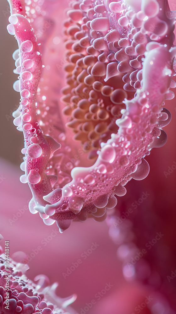 Macro Close-Up of Human Tongue Showcasing Taste Buds and Surface ...