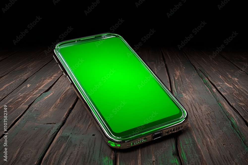 A nostalgic vintage depiction of an early 2000s cellphone with a ...