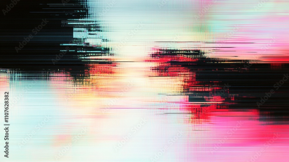 Visual static noise texture, blending subtle noise and interference for ...