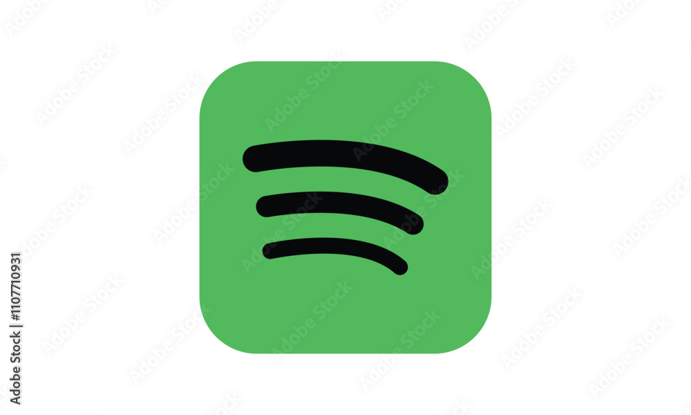 New Spotify icon. Spotify new icon, Spotify logo png, flat icon ...