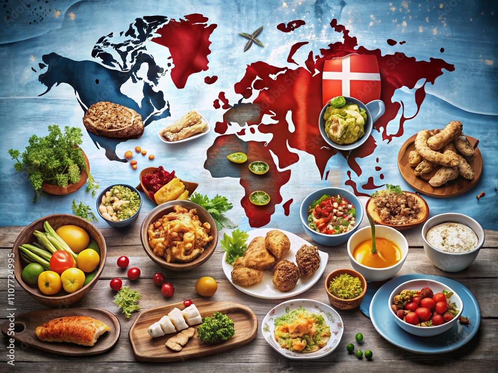 Exquisite Food Photography Featuring Traditional Danish Dishes with a ...