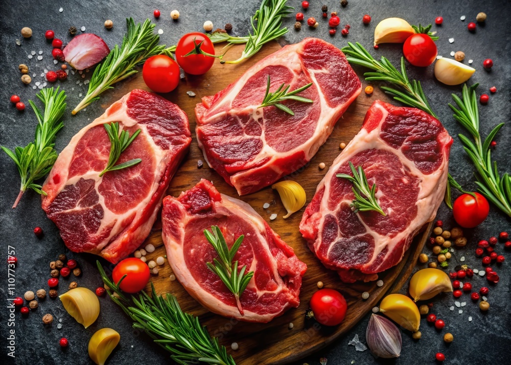 Fresh Meat Sticker Design Concept for Culinary Branding and Marketing ...