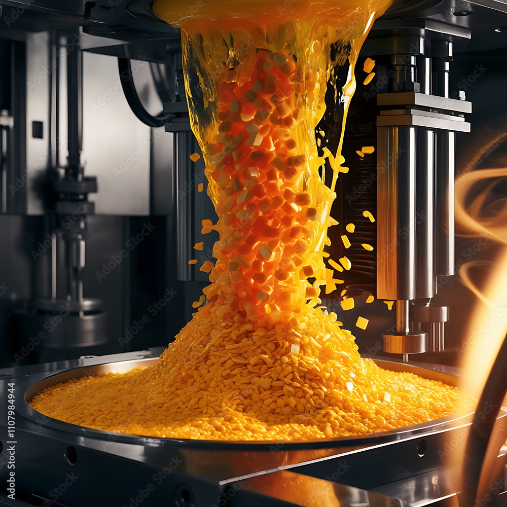 Intense Heat and Colorful Plastic Fusion in State-of-the-Art Molding ...