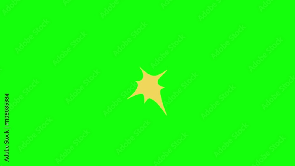 Explosion effects, fire power, cartoon explosion animation isolated on ...