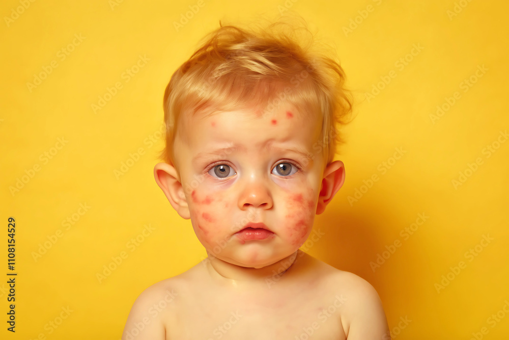 Child with pale skin, representing symptoms of anemia and other health ...