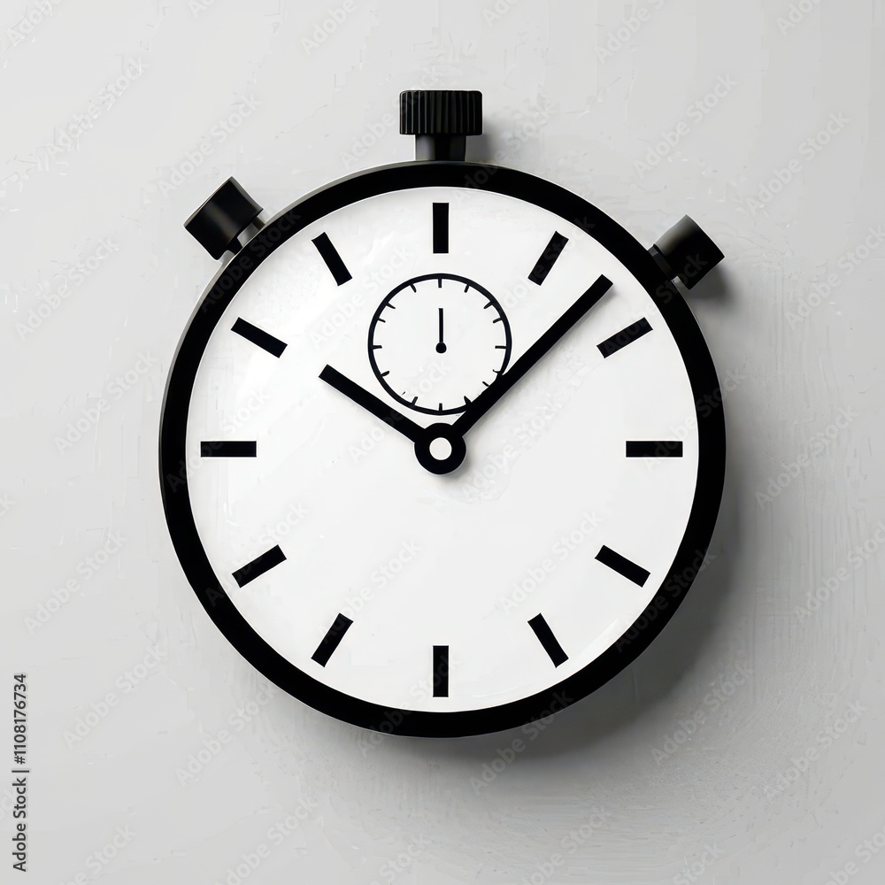 analog clock stopwatch wall digital watch magnetic compass Stock ...