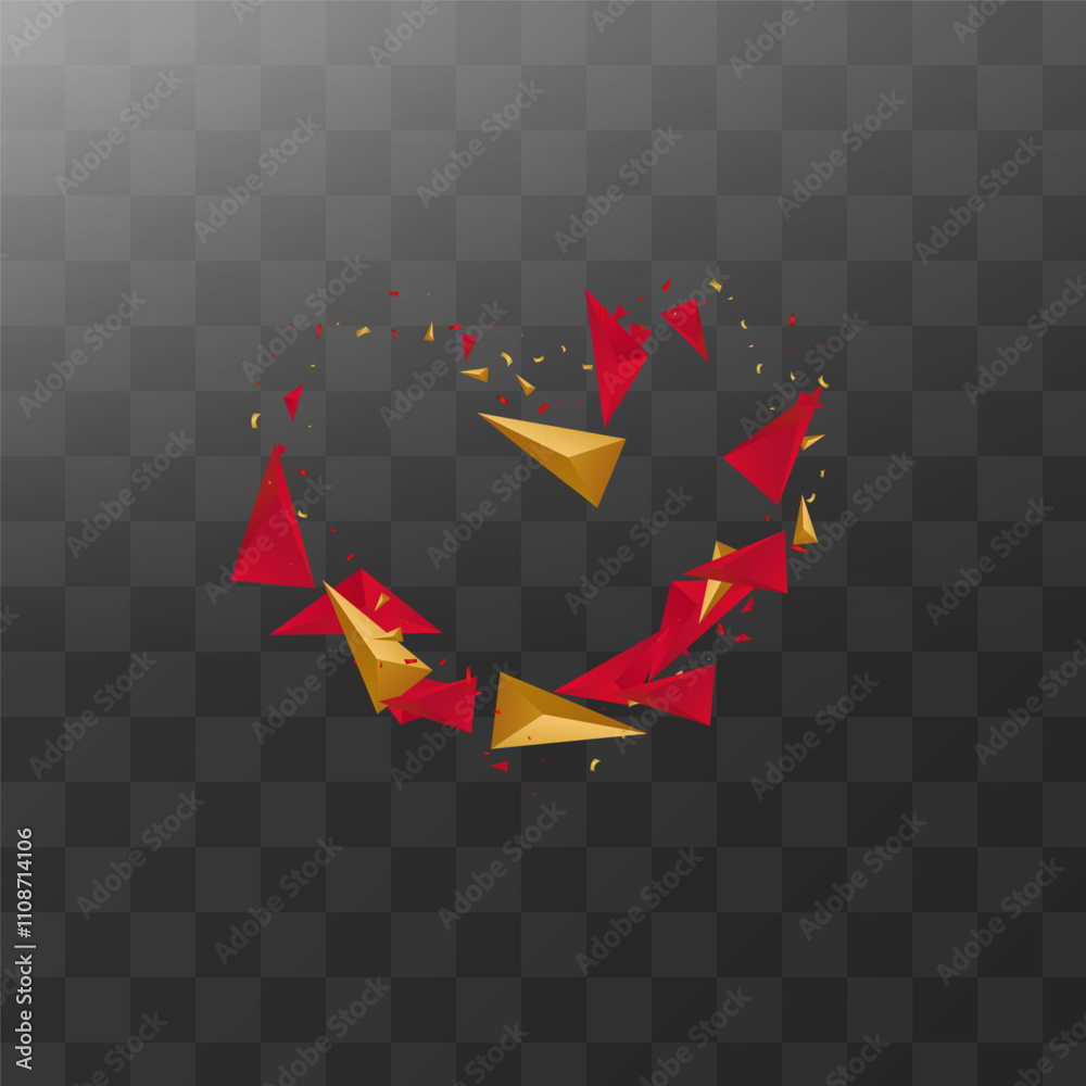 Golden_pyramid_transparent_background_468.eps Stock Vector | Adobe Stock