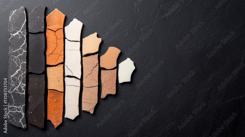 A time lapse series of photos depicting the gradual corrosion of a ...