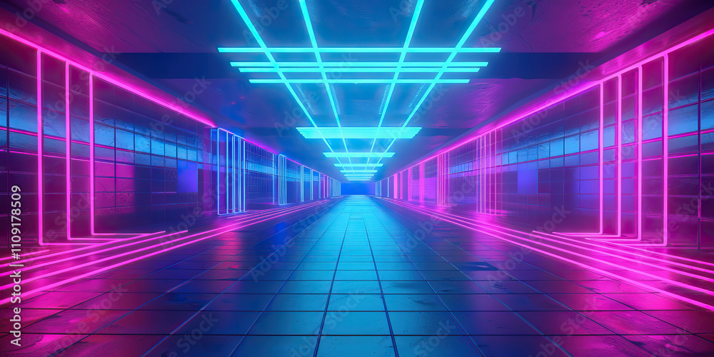 80s Neon Glow: Neon colors like electric blue, hot pink, and neon green ...