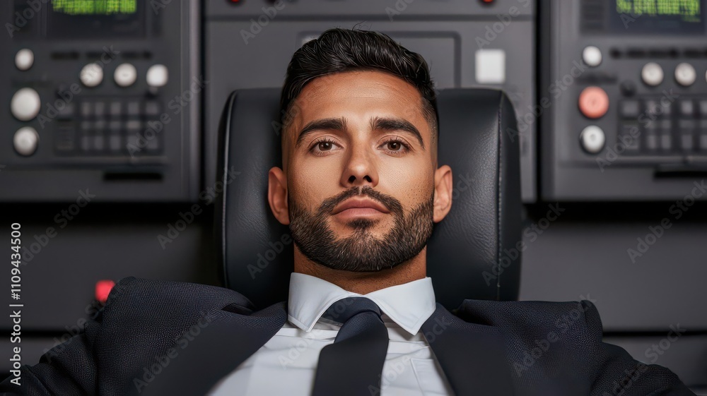 travel restrictions concept. A detailed view of a customs officer using ...