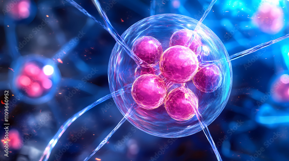 Molecule dna model structure and atoms background. Plasma. Illustration ...