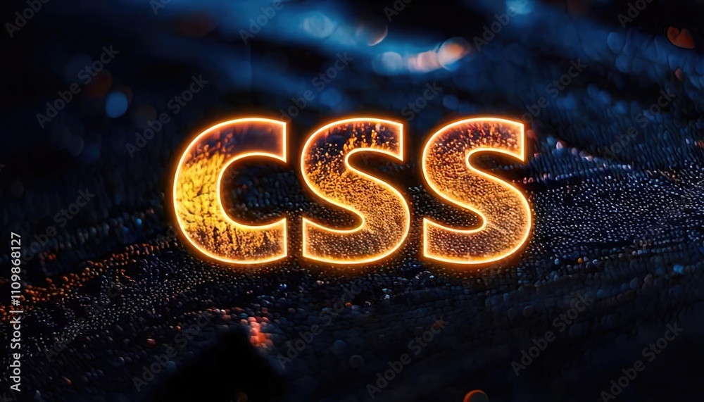 Creating Stunning Visuals with CSS for Web Design Stock Illustration ...