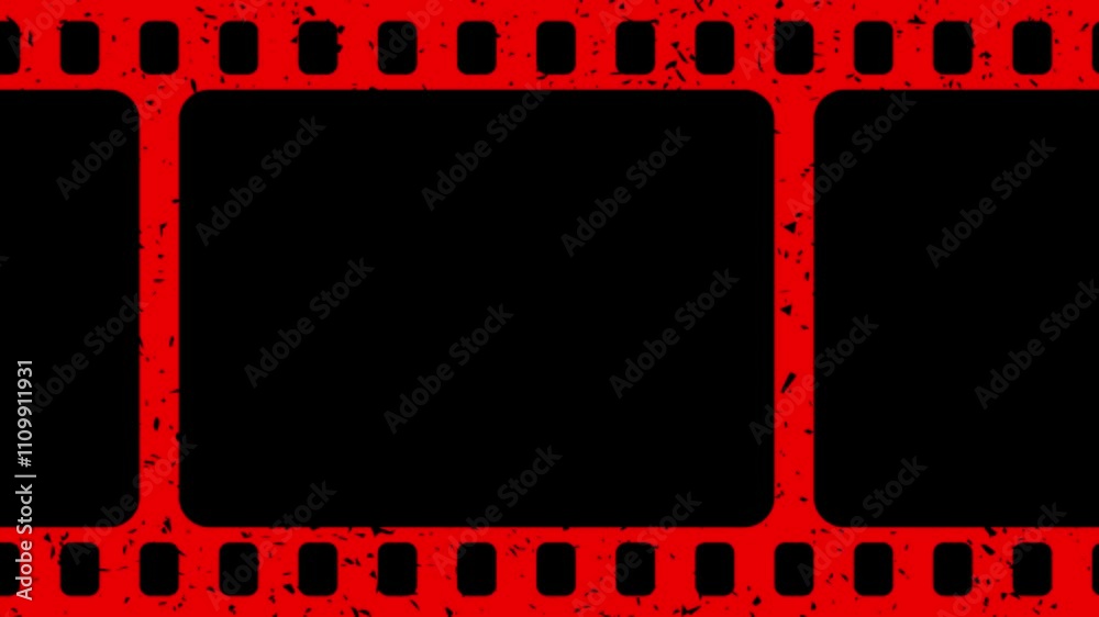 Old movie films strip frame filmstrip black background, Animated Film ...