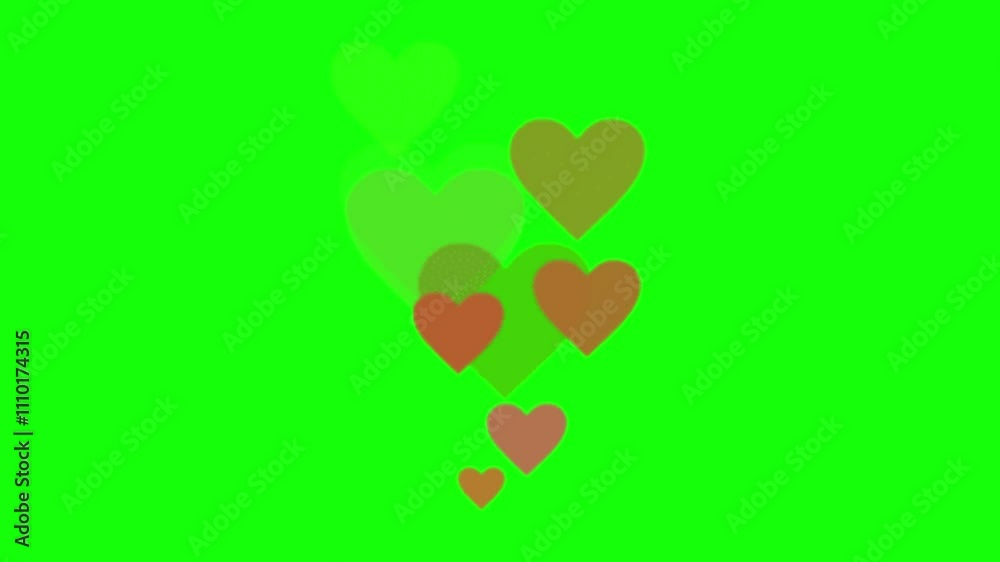 Green screen animation motion graphic with chroma key clip template 4k ...