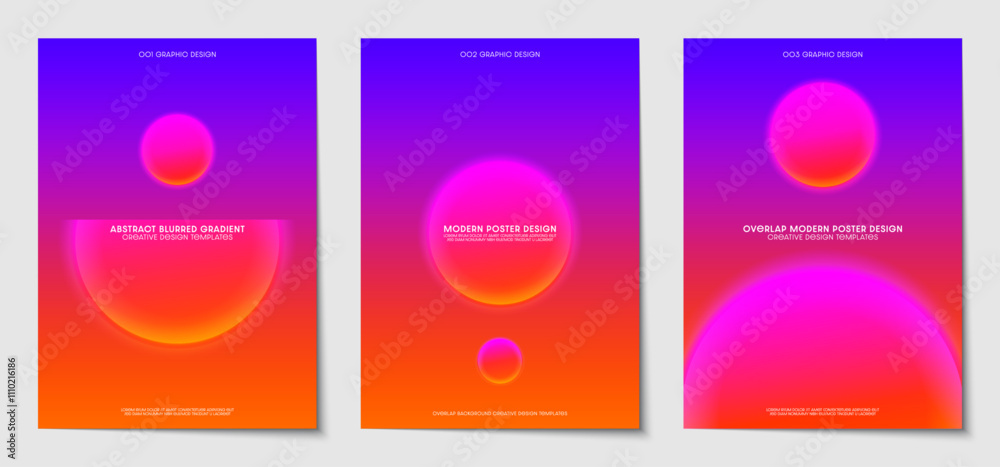 Colorful gradients Vector Design. Futuristic design graphic themes and ...