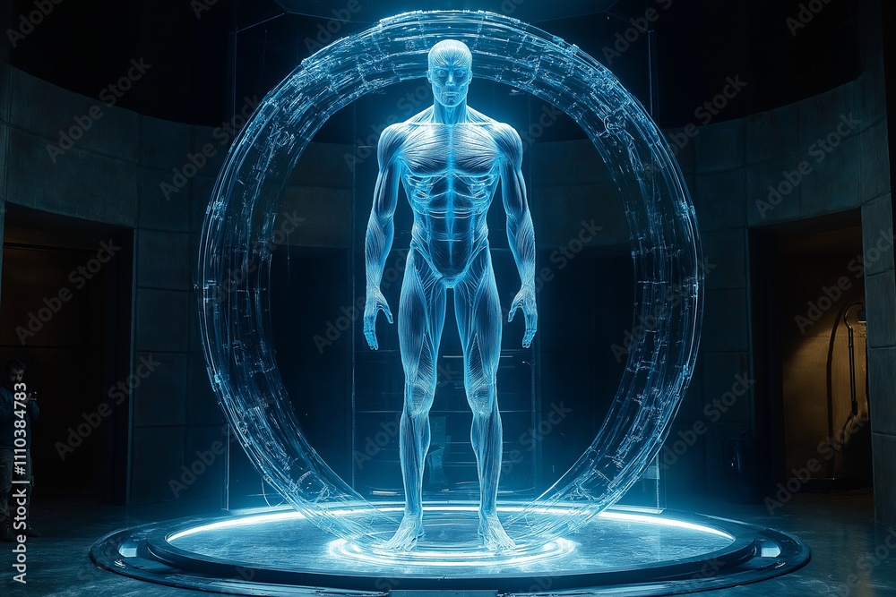 x ray of human body, AI human , Tech Stock Illustration | Adobe Stock