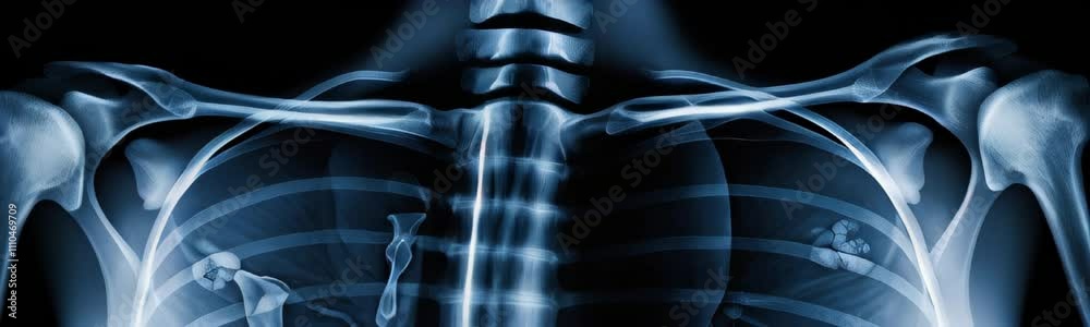 Human skeleton X-ray visualization of the human skeletal system skull ...