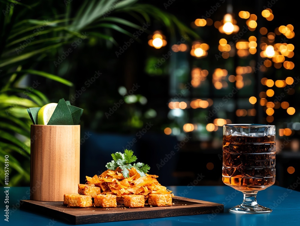 Indonesian lontong, compressed rice cakes with spicy coconut curry ...