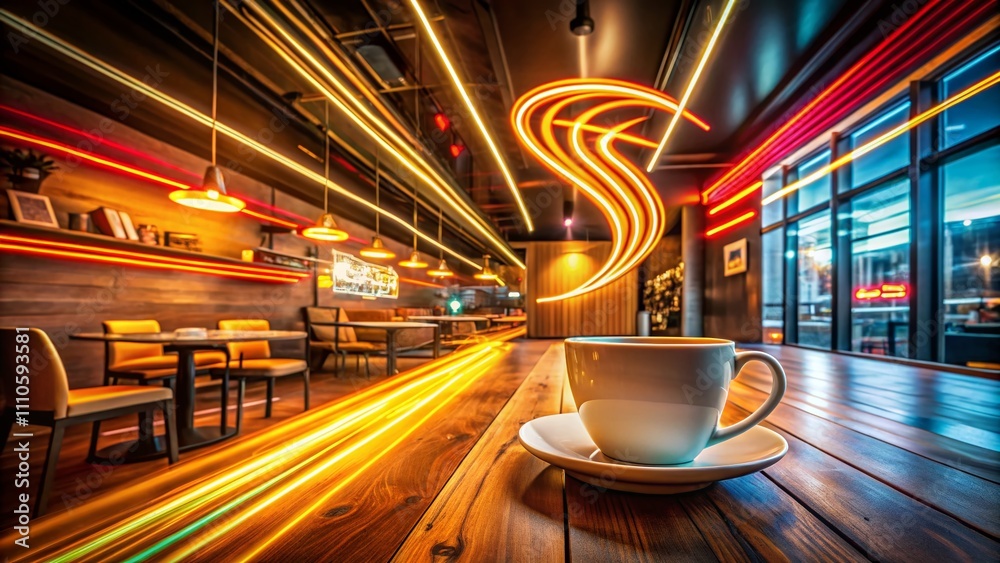 Abstract Linear Coffee Mug Logo Design for Cafe and Restaurant ...