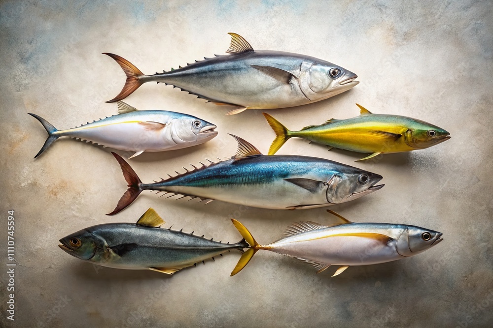 Minimalist Photography of Tuna Species in an Artistic Composition ...