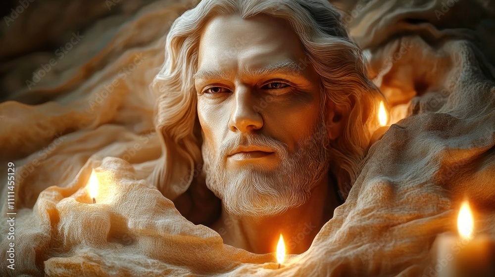 Apostle Paul Preaching in Candlelight with Chiaroscuro, Saul the ...