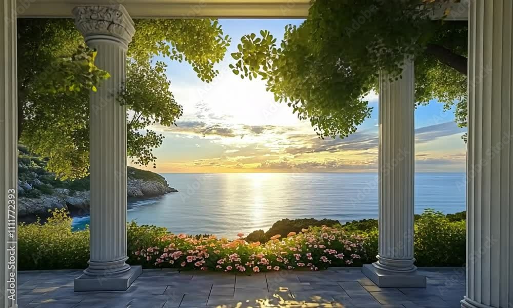 Hellenistic Metamorphosis: Traditional Greek Columns Reborn as Fluid ...