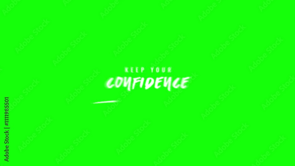 Green Screen text effect pop up animation motion graphic with chroma ...
