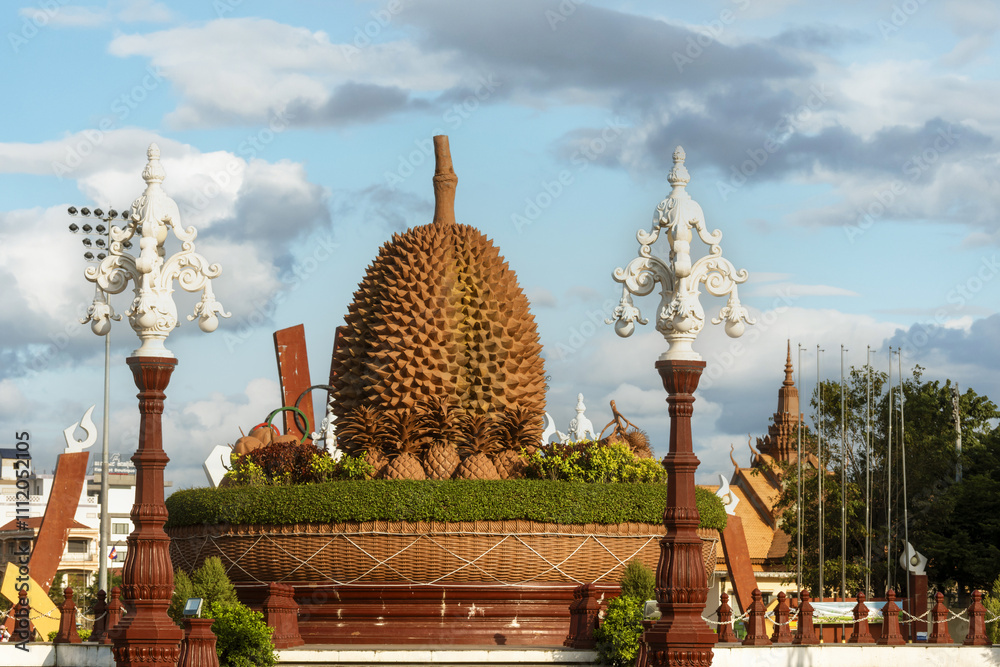 Photo & Art Print The Big Durian large public work of art, located at ...