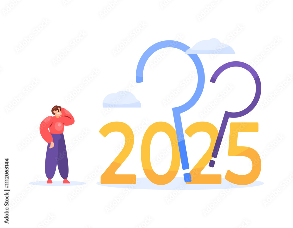 concept of uncertainty and questions. confusion with the future ...