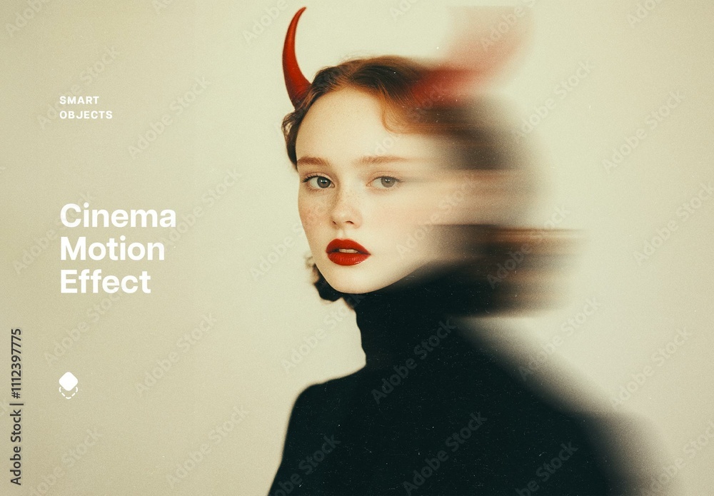 Cinematic Motion Effect Mockup Stock Template | Adobe Stock