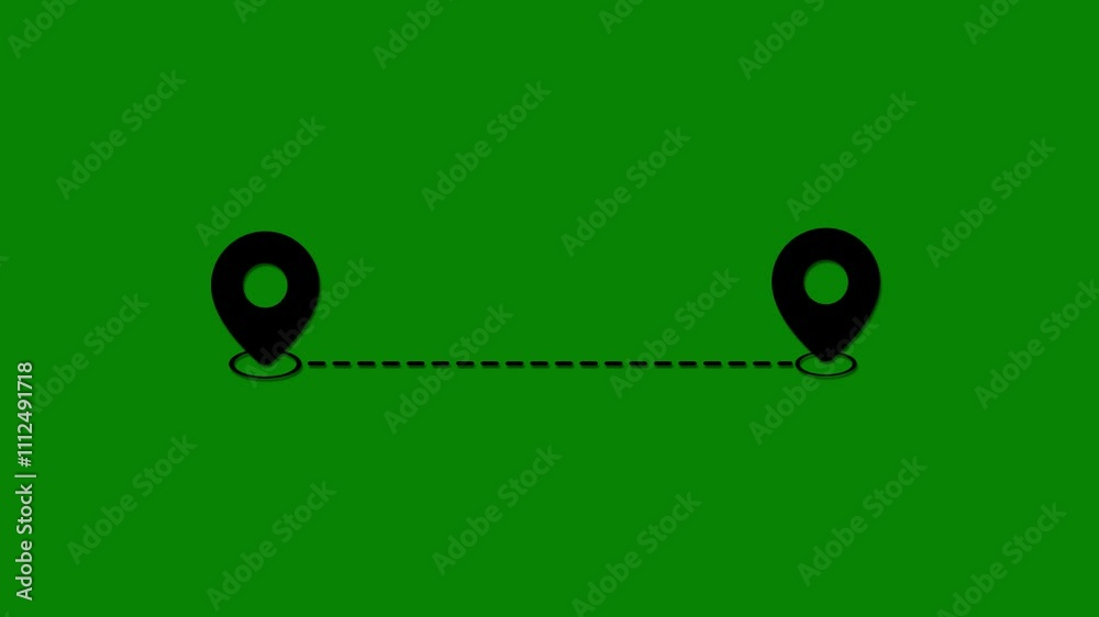 GPS Location Icon Symbol and directional Location Pin Pointer icon ...