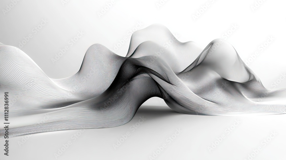 single line drawing style simple lines consisting of two curves above ...