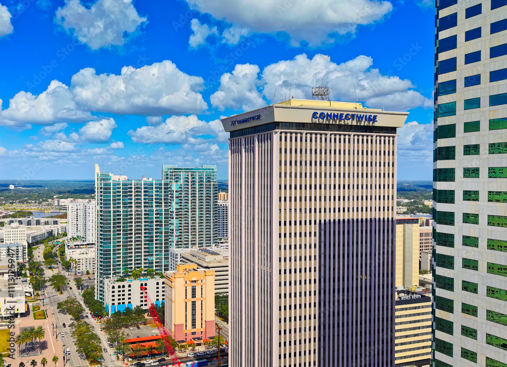 Connectwise Tower in Downtown Tampa Florida - TAMPA, USA - OCTOBER 31 ...