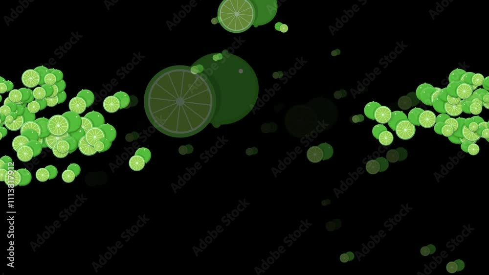lime, fruit, animated, emoji, green, citrus, fresh, juicy, tropical ...