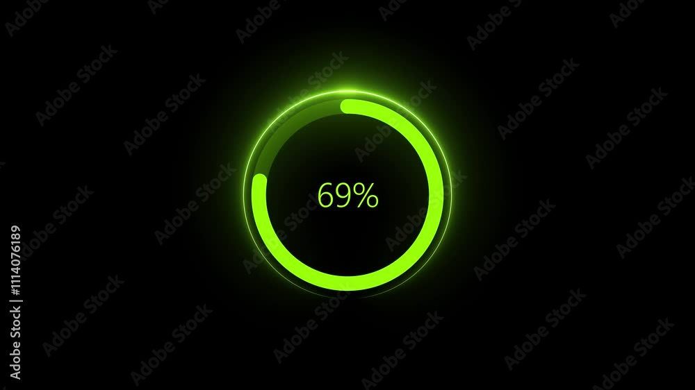 3d loading icons. Waiting symbol sign. Round circle process, load ...