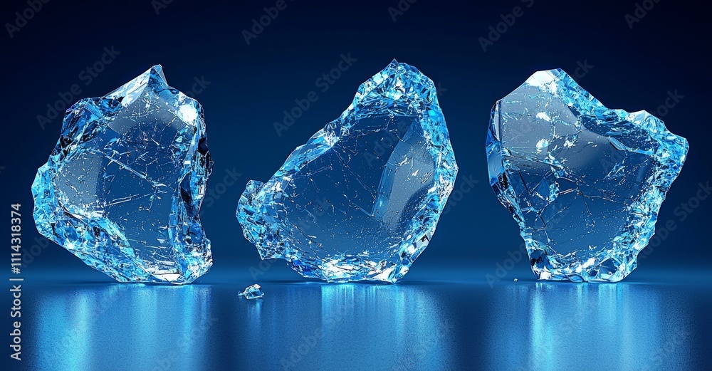 Clear acrylic or plexiglass frames in a modern rectangular shape ...