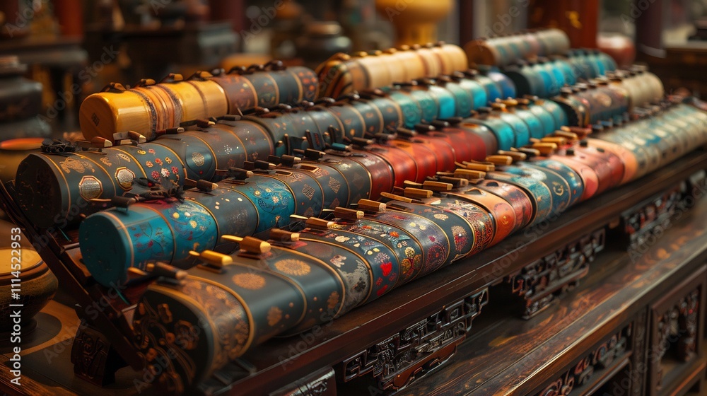 Artistic representation of influence of nonWestern scales Western music ...