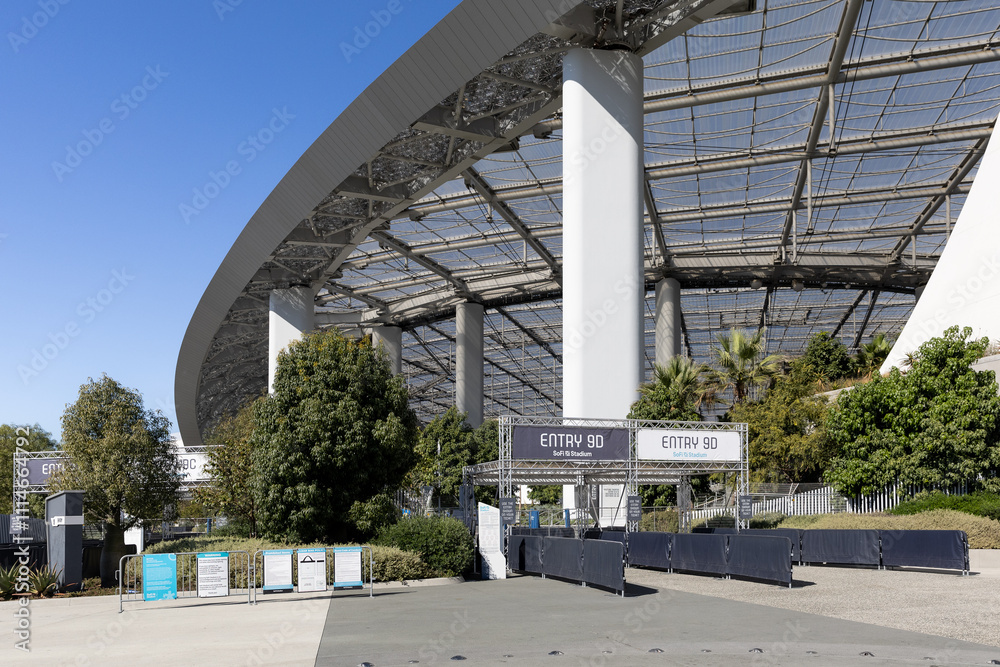 Inglewood, CA, USA - November 14, 2024: Sofi Stadium is home to the NFL ...