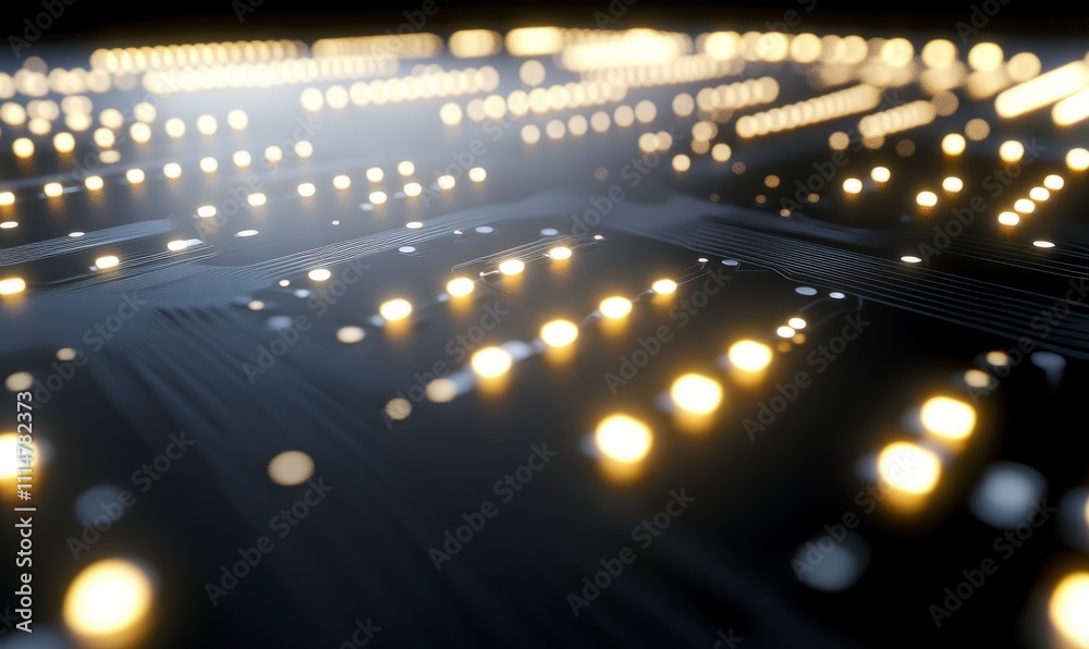 Detailed texture of an LED light panel showcasing the tiny chips and ...