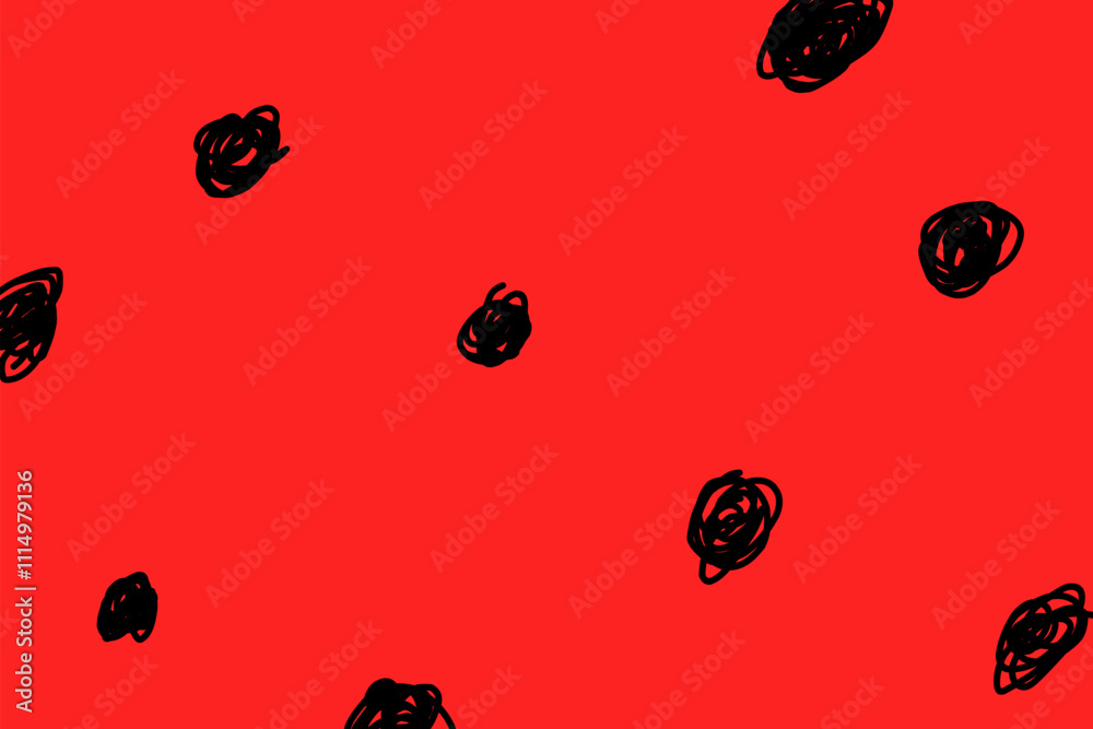 Watermelon rind with seeds vector cartoon seamless pattern background ...