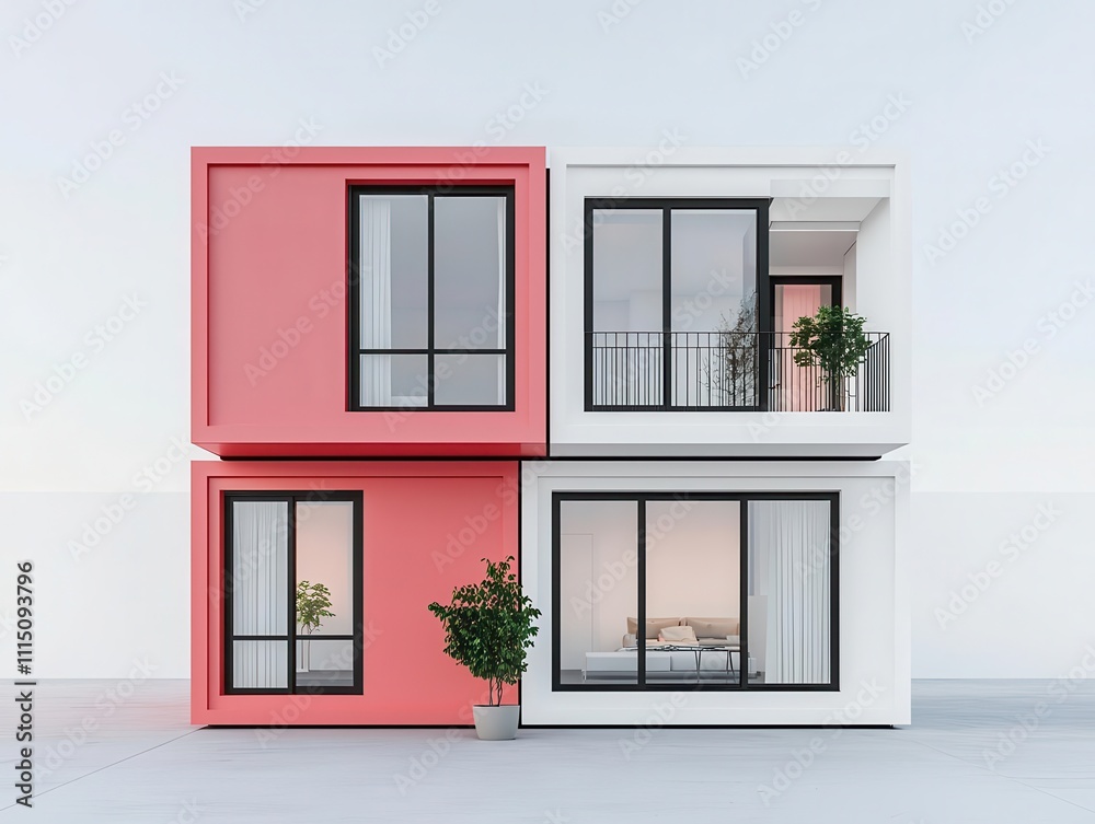 Poster Modular housing units that can be stacked and rearranged ...