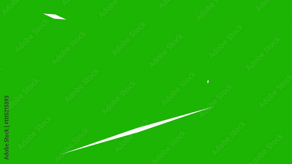 Left to Right speed lines moving green Screen for Chroma keying ...