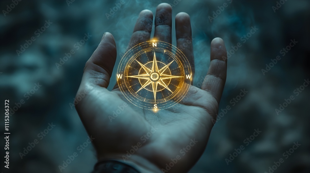 Navigating new directions a compass in hand adventure awaits ...