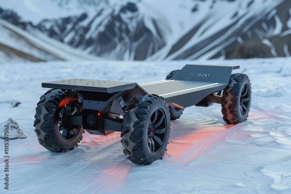 An advanced electric off-road vehicle designed for rugged terrains ...