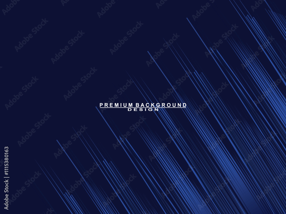 Premium background design with dark blue luxury motif. Vector ...