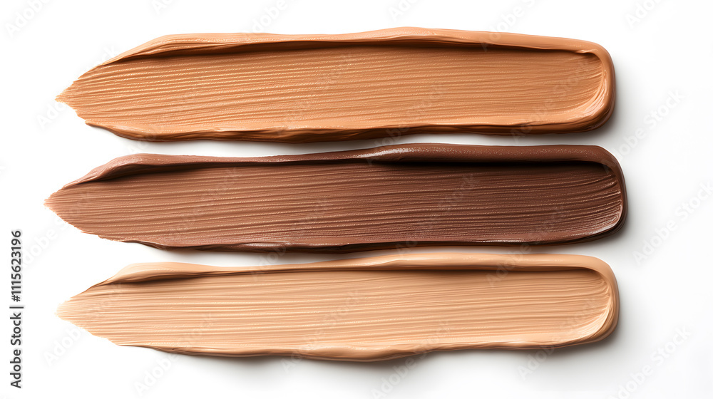 Makeup application techniques exploring texture variations in different ...