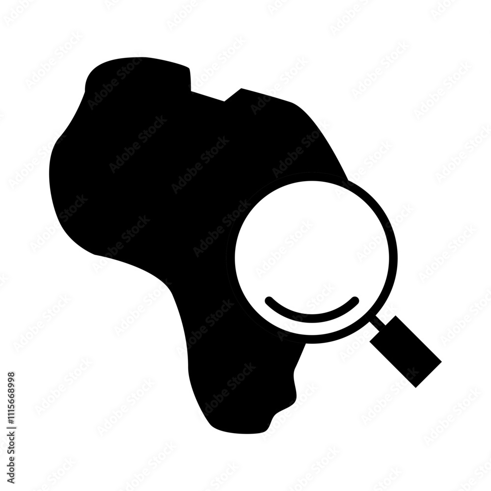 Discovery – Magnifying Glass on Map Representing Exploration and ...