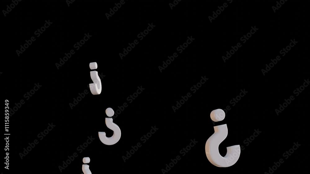 Question marks rain. Curiosity, knowledge, learning, quiz and question ...